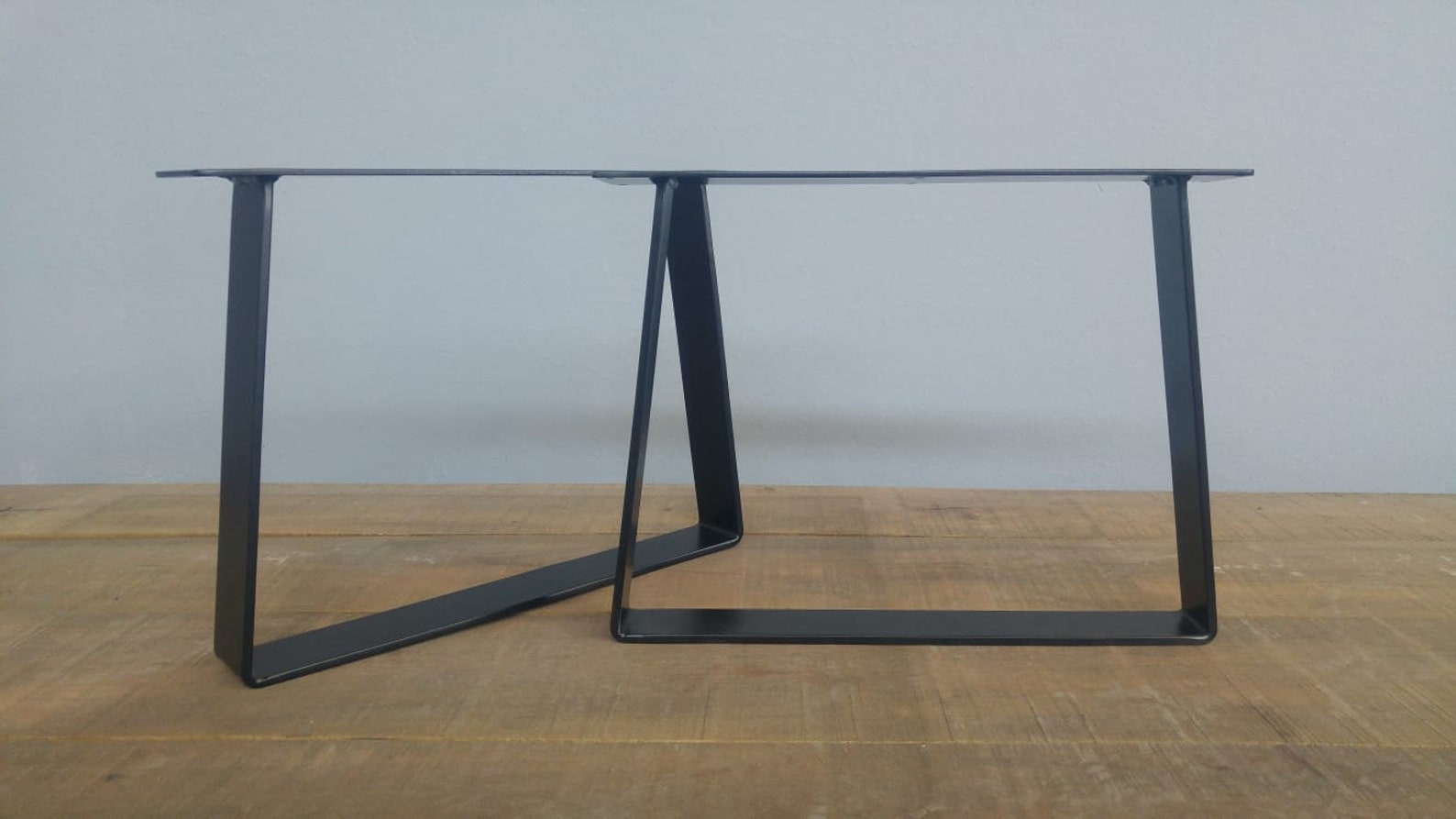 Trapezoid Steel Bench Legs Ottoman Legs 15 X - Etsy
