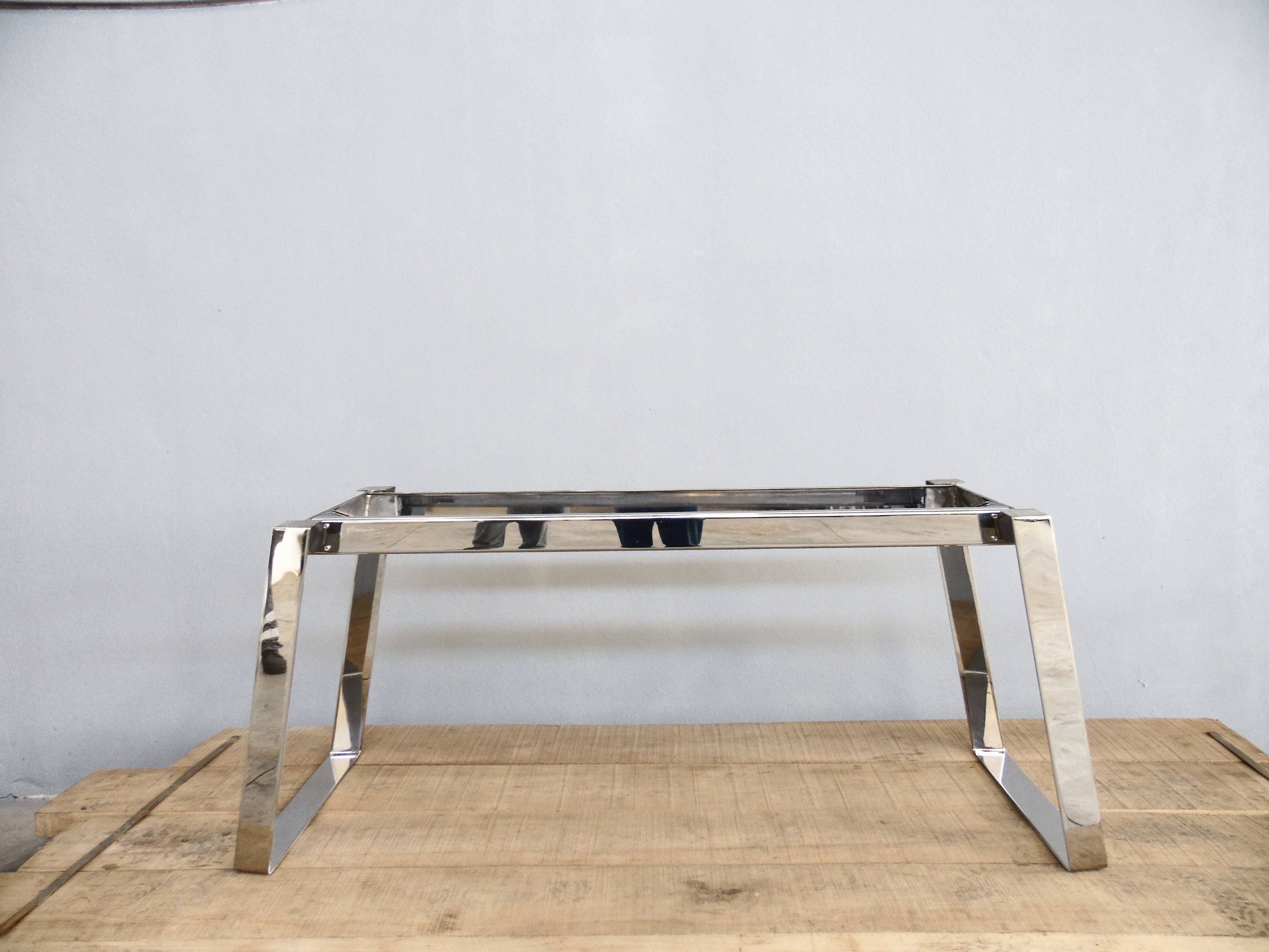 Modern Stainless Steel Dining Table Base 28 H X - Etsy UK