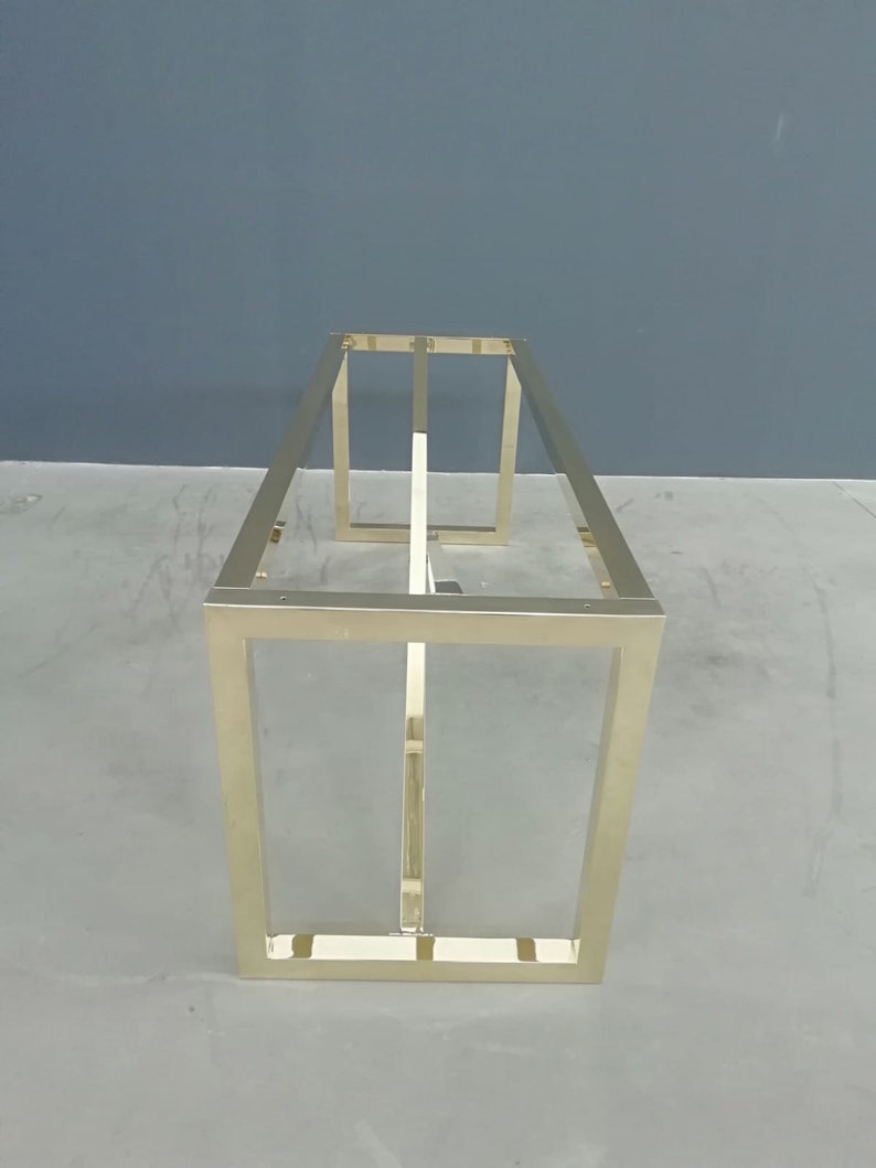 Modern Brass Dining Table Base 28h X28w X - Etsy