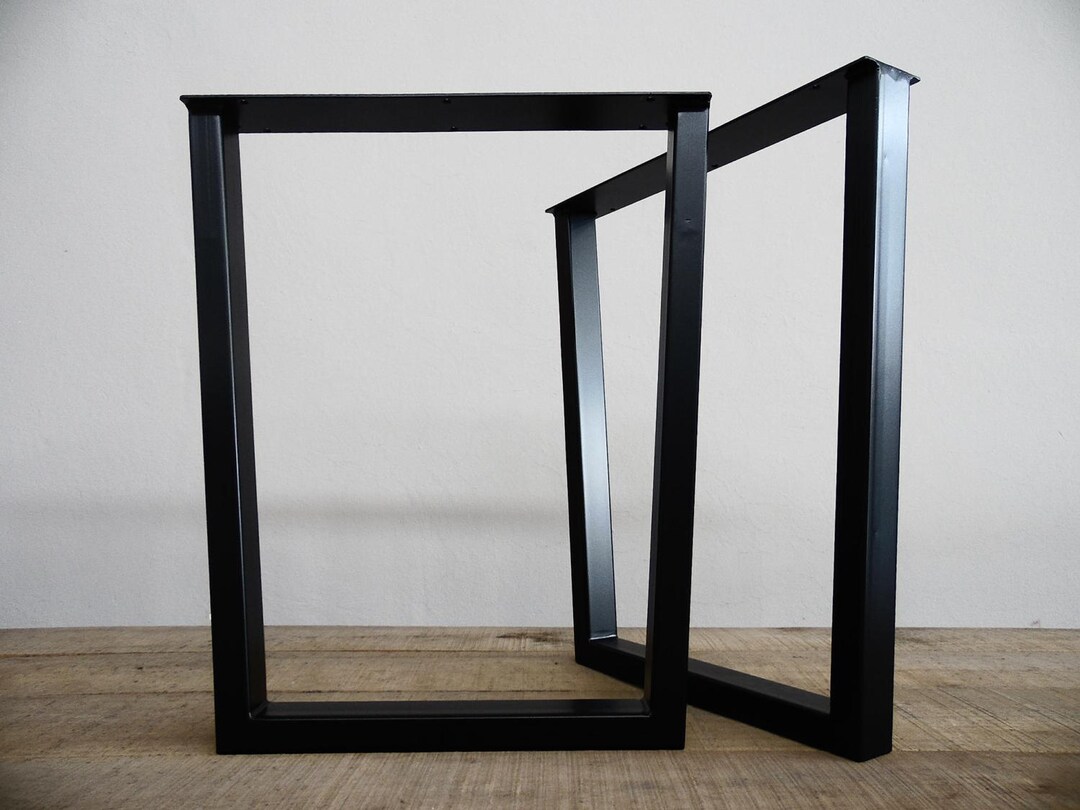 Trapezoid Bar Height Table Legs Metal , Kitchen Island Legs Set ( 2) - Etsy