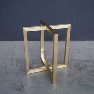 Pedestal Brass Table Base |brass Dining Table Legs - 28" H X 28" R ...