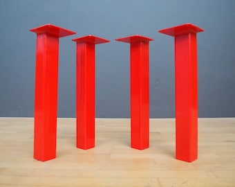 Red Table Legs - Etsy