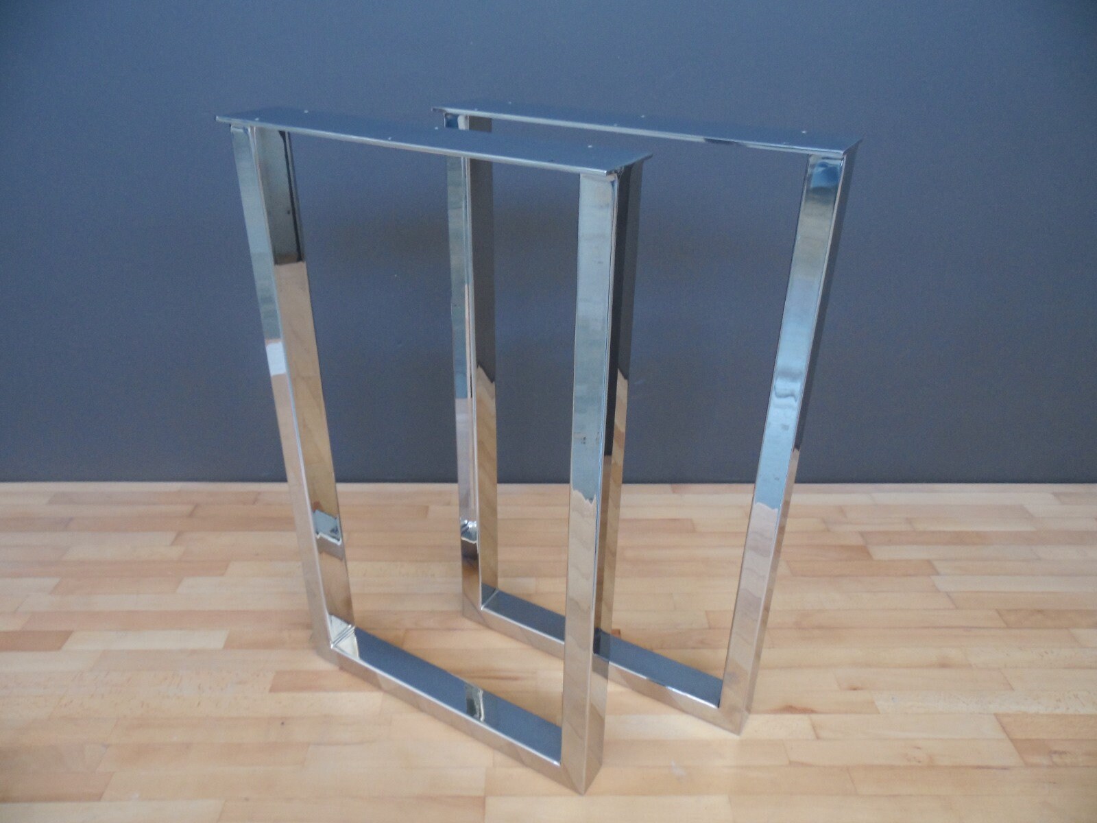 Modern Stainless Steel Dining Table Legs 28'' | Etsy