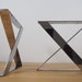 Coffee Table Legs Metal X Frame Steel Table Legs Modern - Etsy