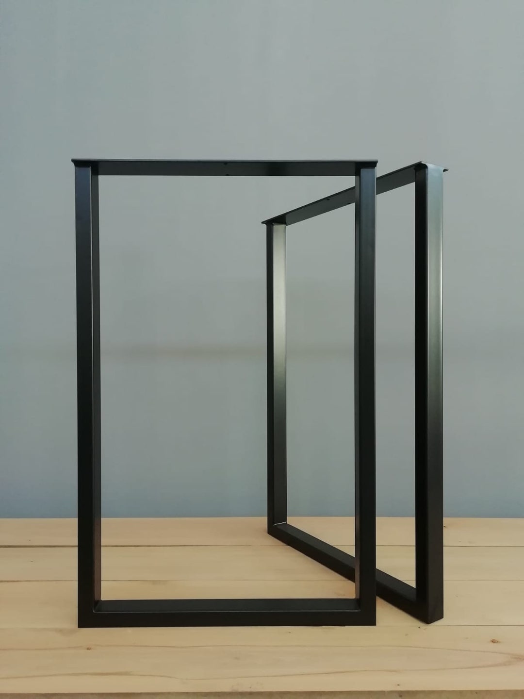 40 Steel Frame Table Legs, 20 Width Base, Height 33 to 40 Set2 - Etsy