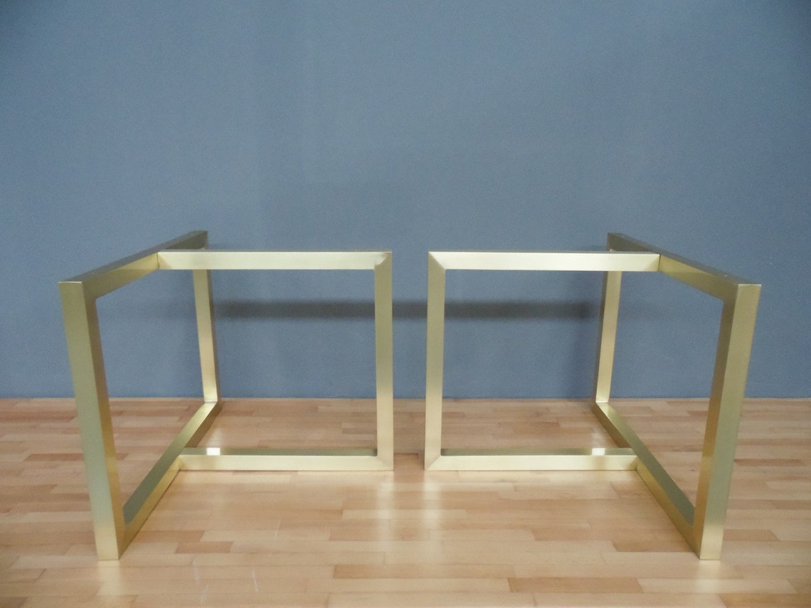 Brass Table Legs custom Table Base modern Dining Table Legs - Etsy