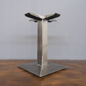 Table Pedestal, 28" Square Post Table Base Height 25” to 30” - Etsy