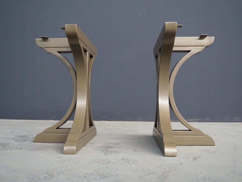 Modern Dining Table Legs Handmade & Customizable REY - Etsy