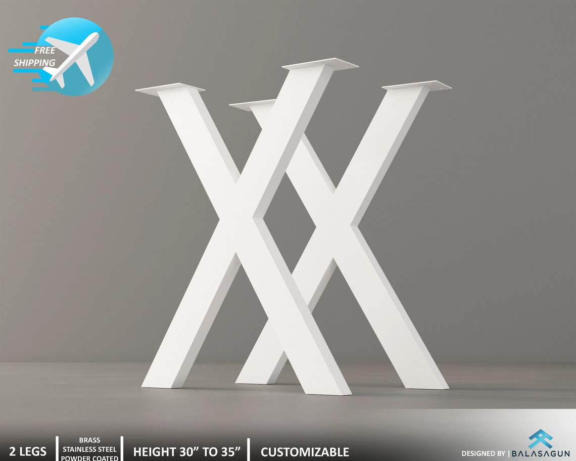 Metal Counter Table Legs counter Legs Metal Steel Table - Etsy