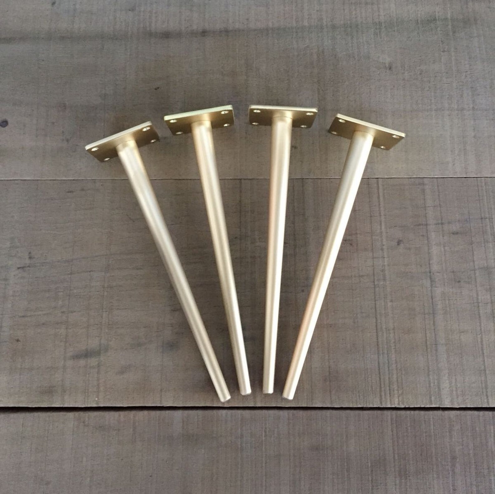 Brass Coffee Table Legs 16 BITLIS Tapered Table Legs | Etsy