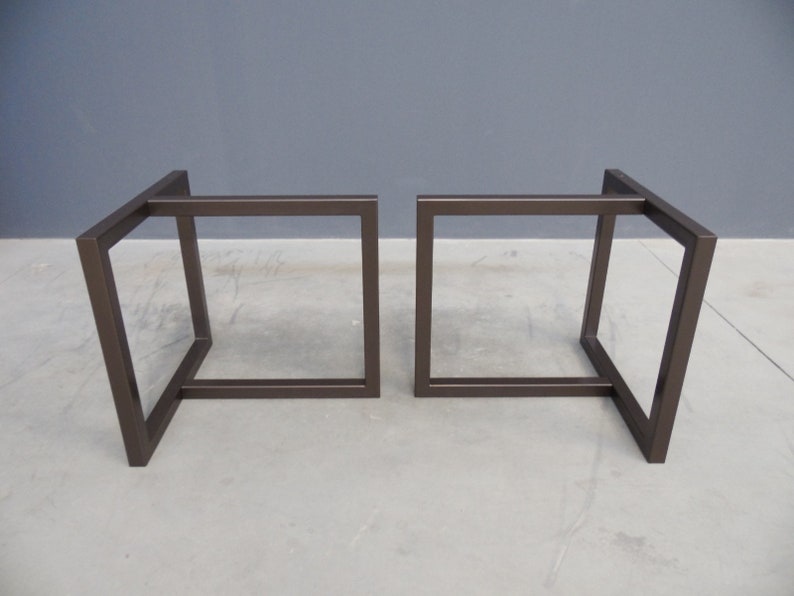 Metal Trestle Table Base , 28" X 28” X 26" Trestle Table Body, Height ...