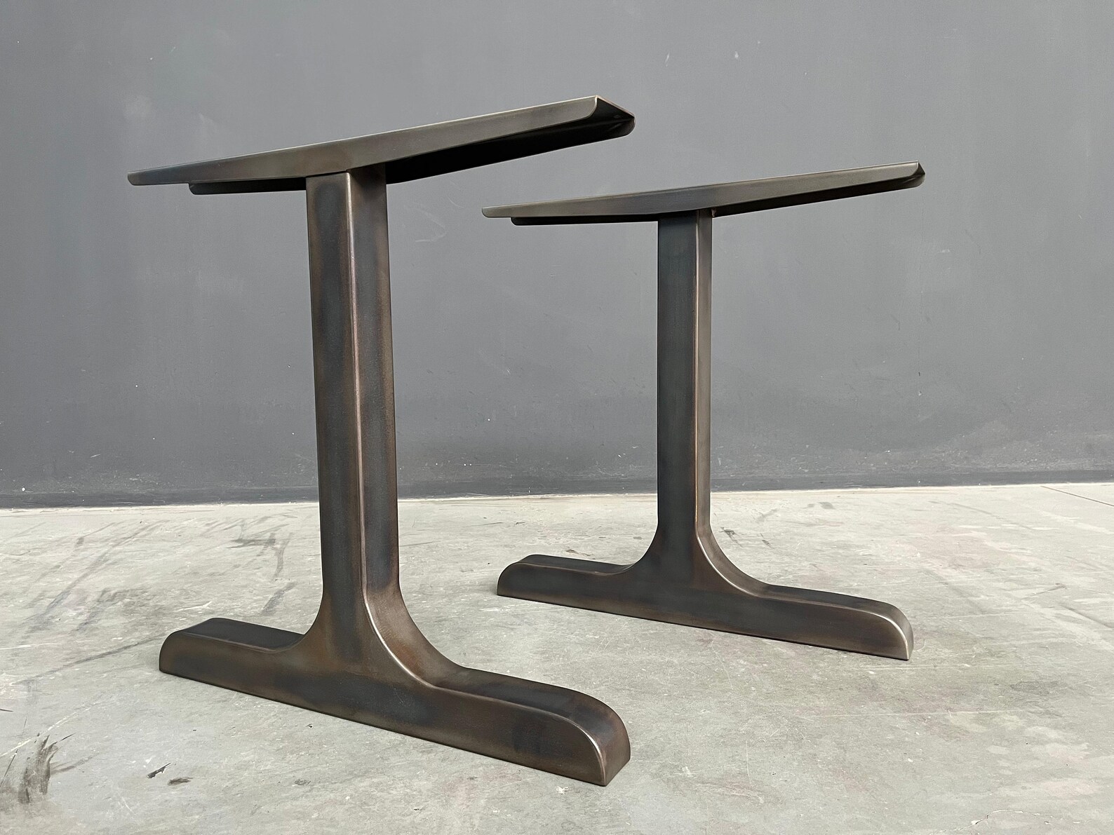 Iron Table Legs Steel Industrial Dining Table Legs , 28 Single Bar-70 ...