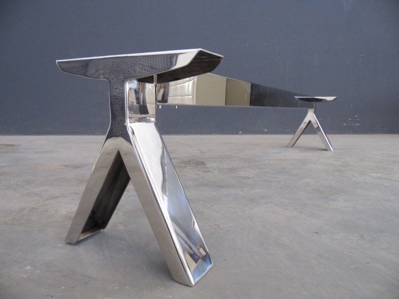 Modern Bench Base 16 H X 12 W X 52L Catal-table Base - Etsy