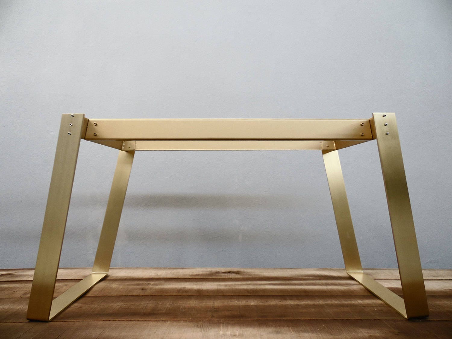 Brass Dining Table Base 28 X 24 Apart 42 | Etsy