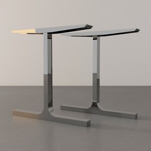 Modern Metal Dining Table Legs , 28 BESIK Single Bar Table Legs, 28 ...