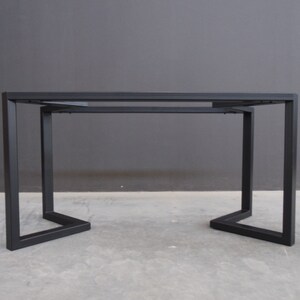 Steel Table Base, 28 " H X 24” W X 52” L Bracket Table Base, Height 26 ...
