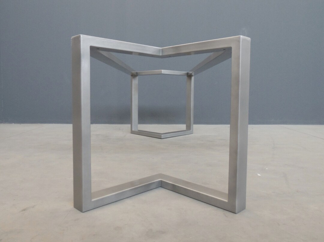 Heavy Duty Steel Table Base for Large Dining Table – 28'' H X 28'' W X ...
