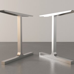 Modern Metal Dining Table Legs , 28" BESIK - Single Bar Table Legs, 28 ...