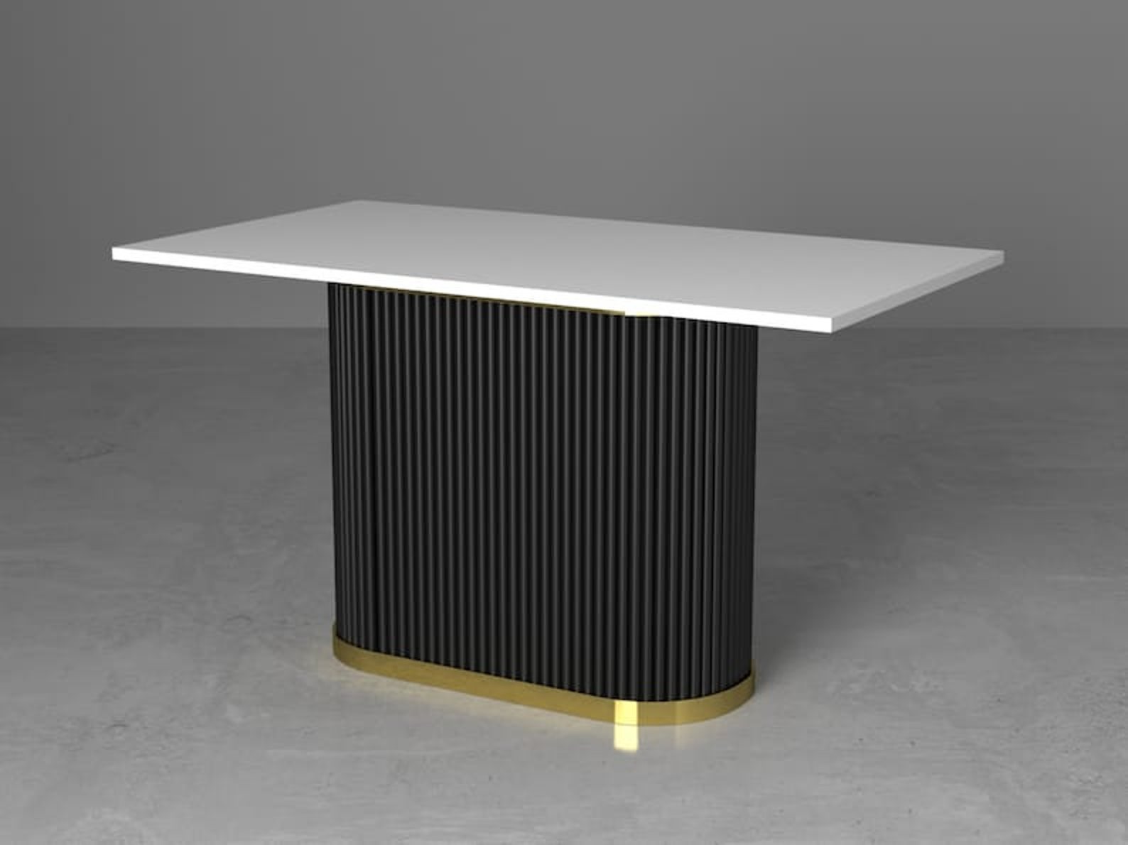 Modern Pedestal Metal Table Base dining Table Base customizable ...