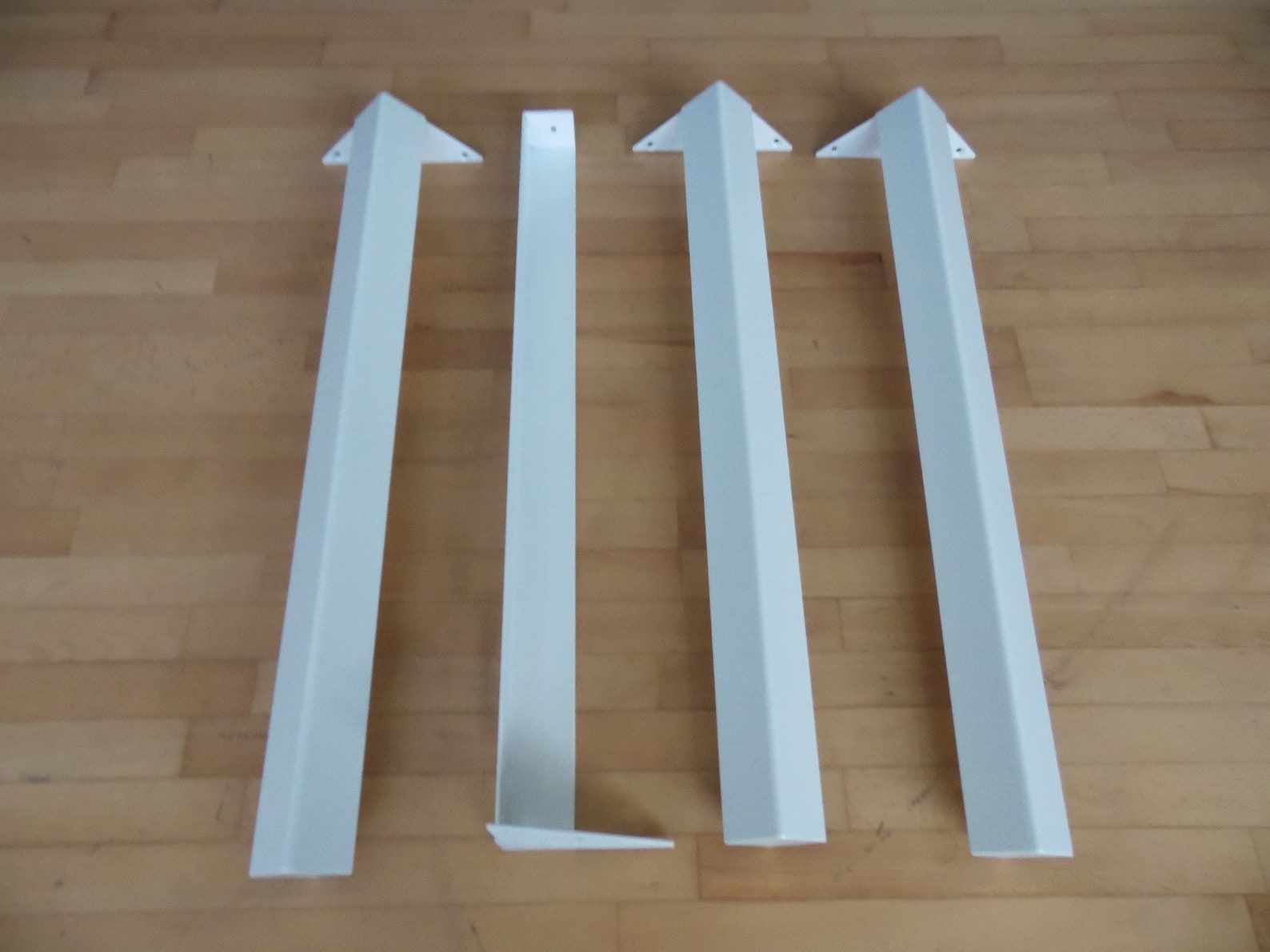 Metal Table Legs , 28" Angle Steel Table Legs, Height 26" - 30" Set(4 ...