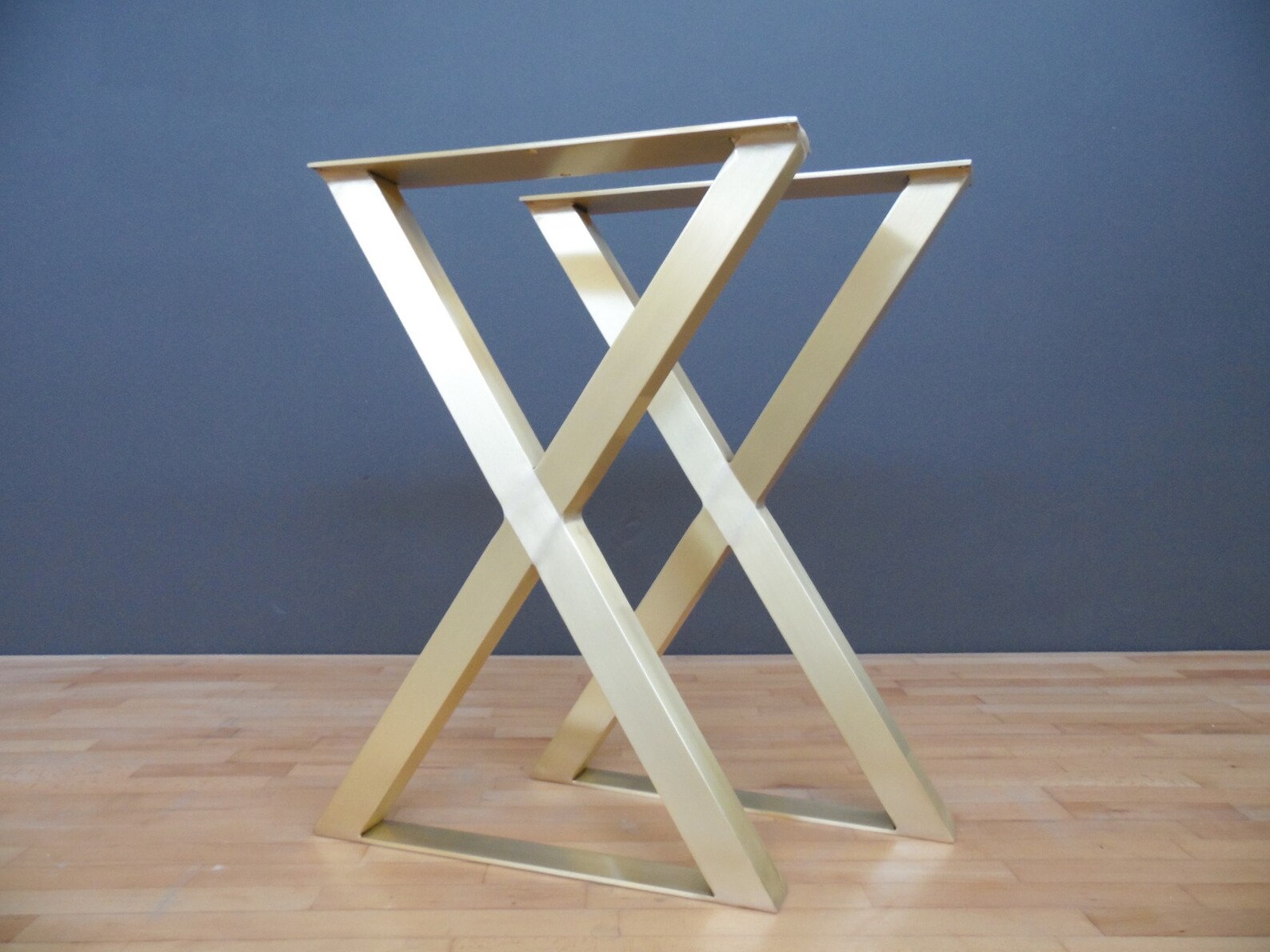 Modern Dining Table X Brass Table Legs 28 H X - Etsy