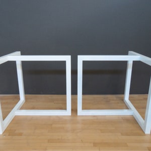 Metal Trestle Table Base , 28" X 28” X 26" Trestle Table Body, Height ...