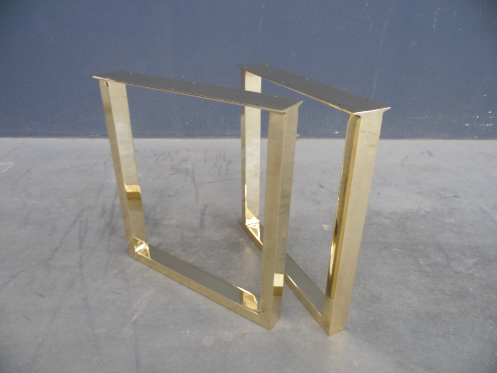 Brass Dining Table Legs 28 H X 24 W Frame Gold Table | Etsy