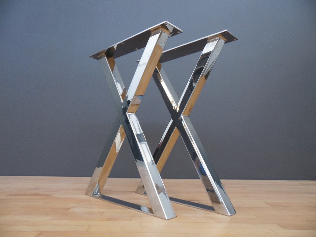 Desk Table Legs ,industrial Table Legs , 28" H X 20" W Set(2) - Design ...