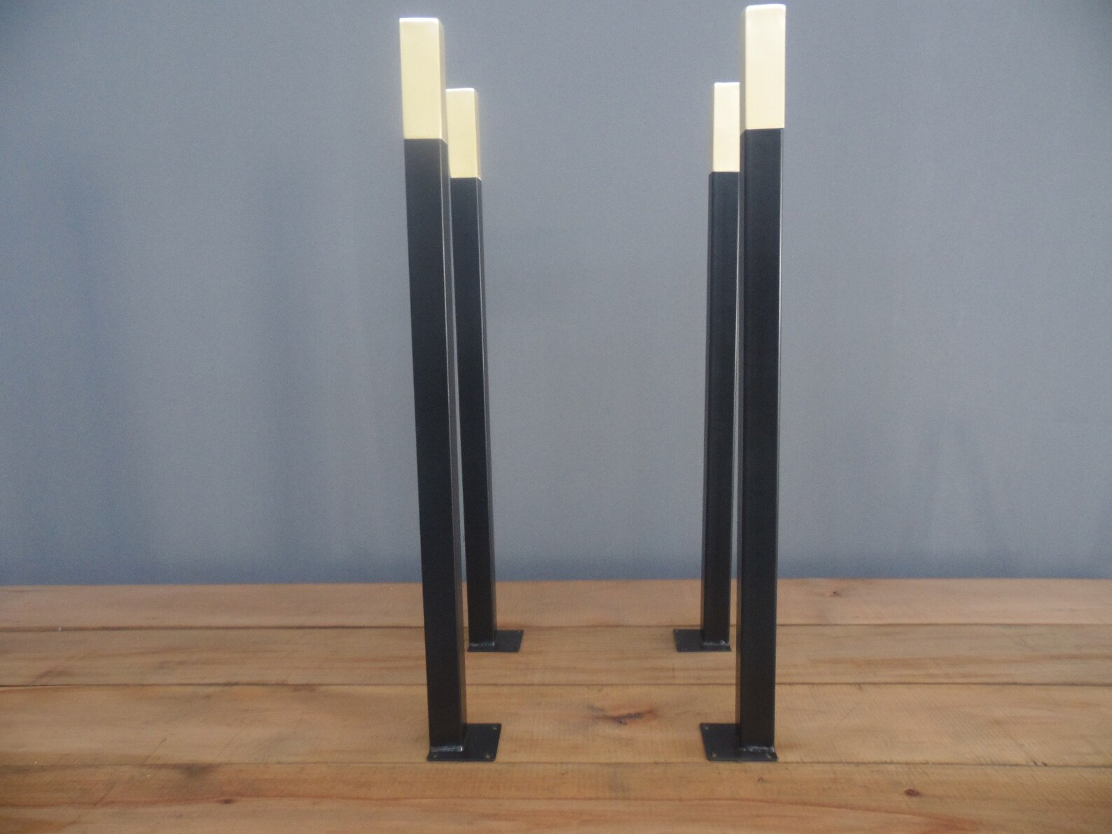 Metal Table Legs 40 Steel Post-g Table Legs Multi - Etsy