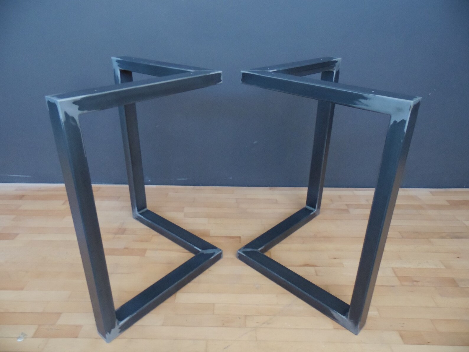 Table Legs 28 Steel Dining Table Legs 28 Wide - Etsy