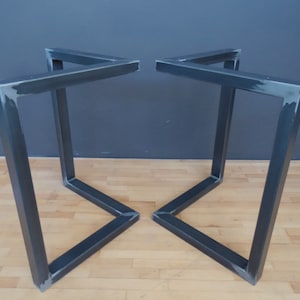Table Legs ,28" Steel Dining Table Legs, 28" Wide Base , Height 26 ...