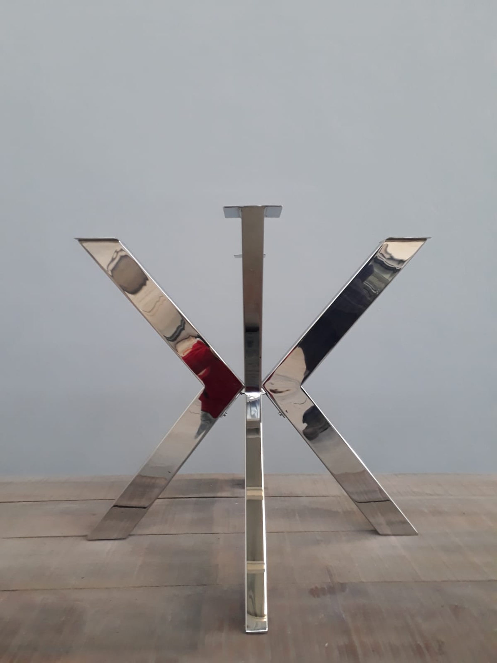 Modern Stainless Steel Round Table Base 28 H - Etsy