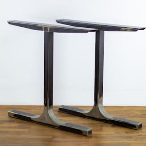 Modern Metal Table Legs – BESIK Single Bar Dining Table Leg – H 28 ...