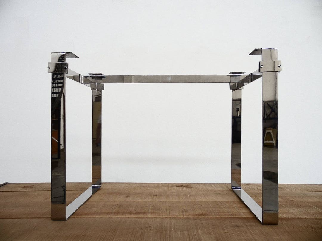 Stainless Steel Dining Table Base , 28 X 24 X 52 L KEMEN Flat Steel ...