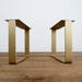 Brass Table Legs ,16 Flat Brass Coffee Table Legs , Sofa Legs,furniture ...