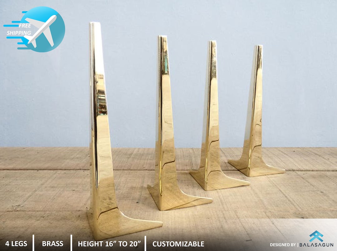 Coffee Table Legs Metal brass Side Table Legs Bench Legs - Etsy