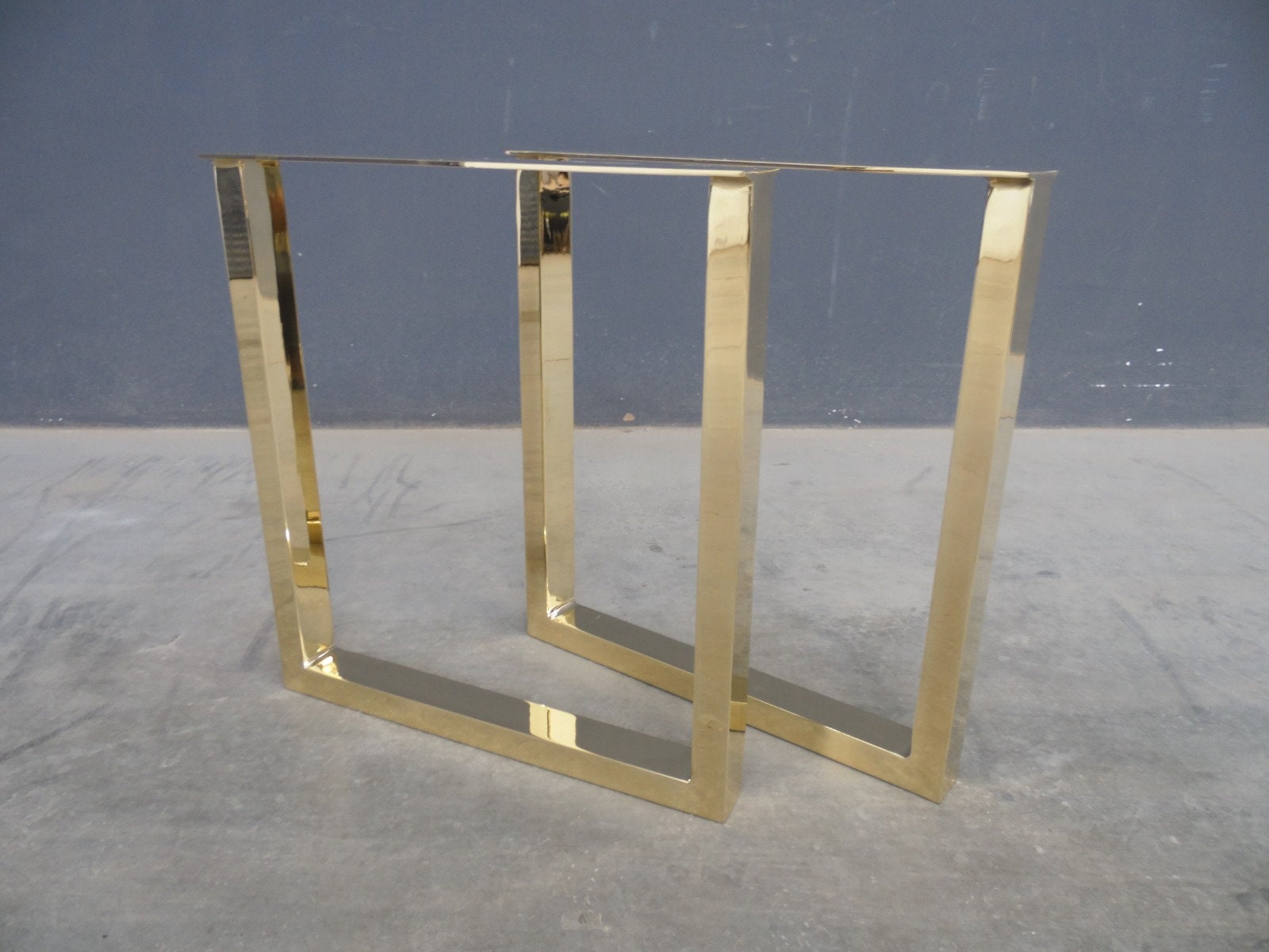 Brass Dining Table Legs 28 H X 24 W Frame Gold Table | Etsy