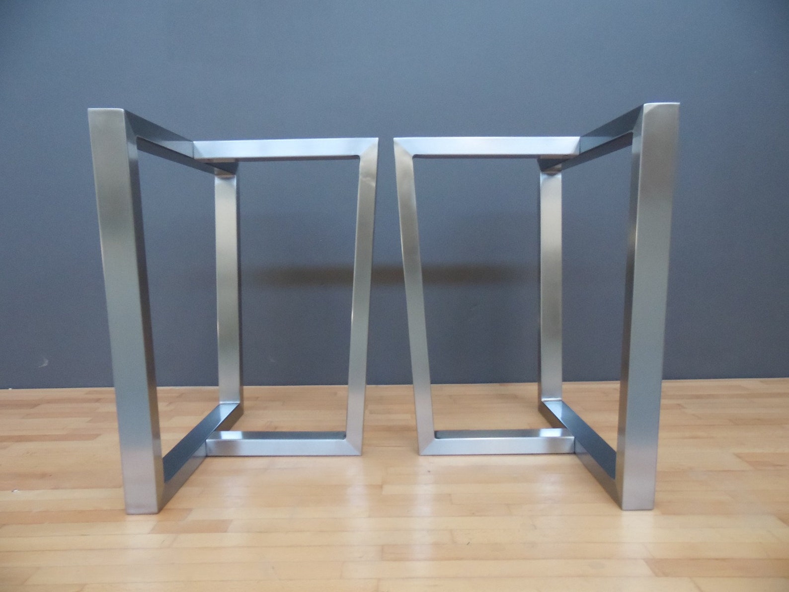 Trapezoid Stainless Steel Table Trestle 28x - Etsy