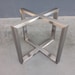 Trapezoid Stainless Steel Table Trestle, 28x 28x16 Dining Table Legs ...