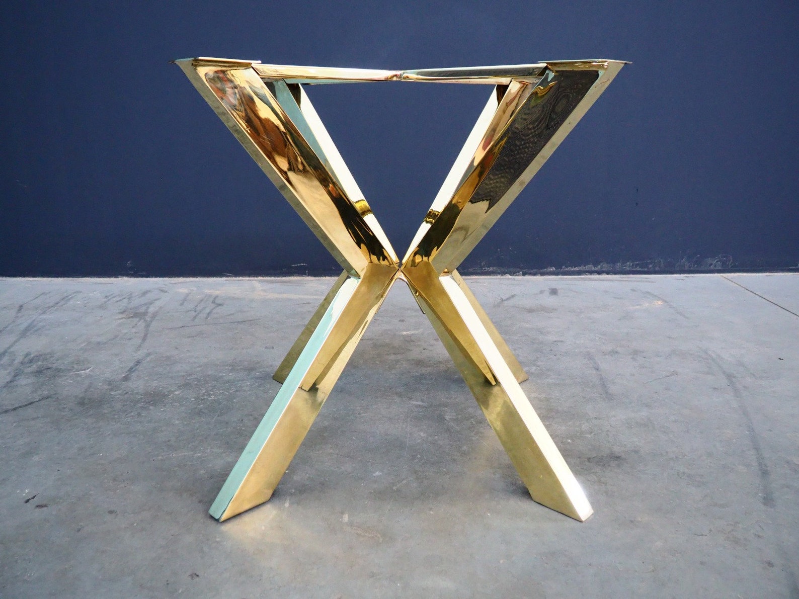Brass Dining Table Base contemporary Dining Table Legs for - Etsy