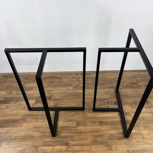 Metal ''t-shaped '' Table Legs | 28" X 23" X 11" T-look Metal TRESTLE ...