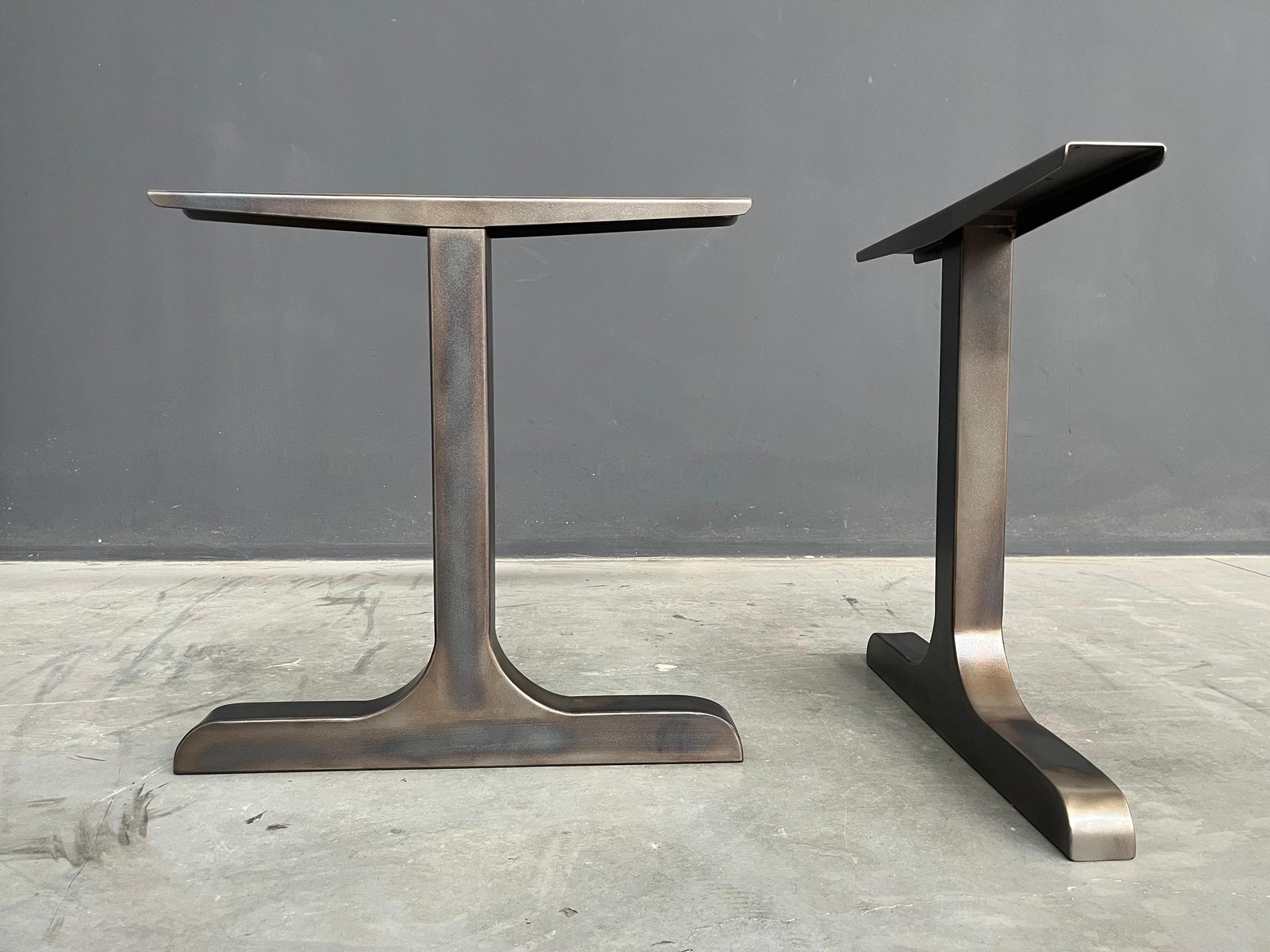 Iron Table Legs Steel Industrial Dining Table Legs , 28 Single Bar-70 ...