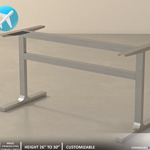 Modern Metal Dining Table Legs , 28 BESIK Single Bar Table Legs, 28 ...