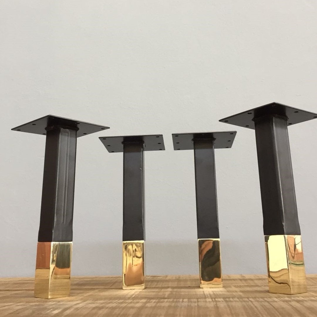 16 Steel Post Simple Modern Coffee Table Legs , Multi Metal,height 1217 ...