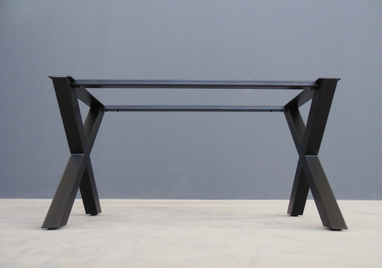 Steel Dining Table Base 28 H X 24 W X 72 L - Etsy