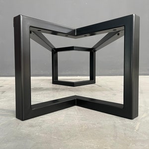Steel Table Base, Iron Heavy Duty Table Legs for Modern Dining Rooms ...