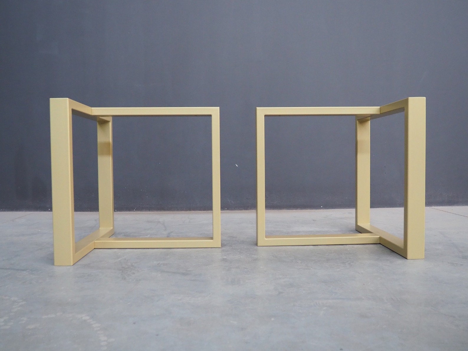 Metal Trestle Table Legs, Heavy Duty Steel Table Legs, Set of 2 - Etsy