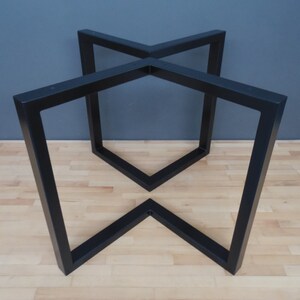 Table Legs ,28 Steel Dining Table Legs, 28 Wide Base , Height 26 30 ...