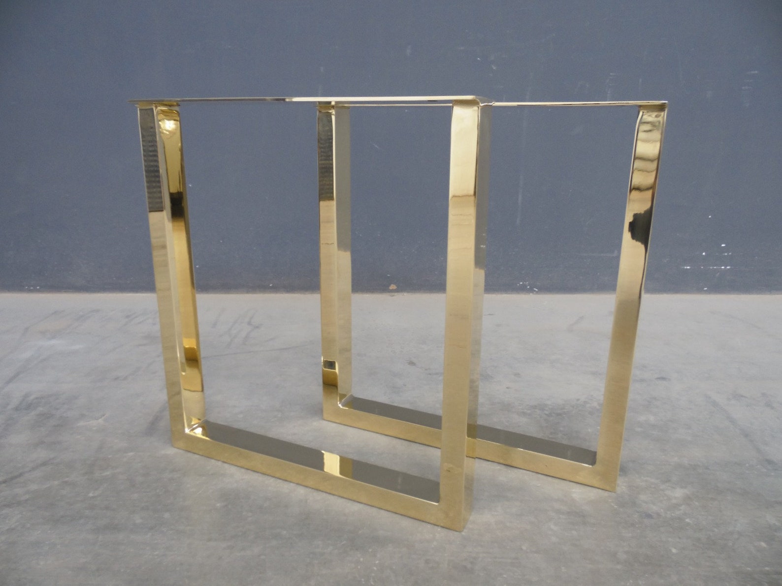 Brass Dining Table Legs 28 H X 24 W Frame Gold Table | Etsy