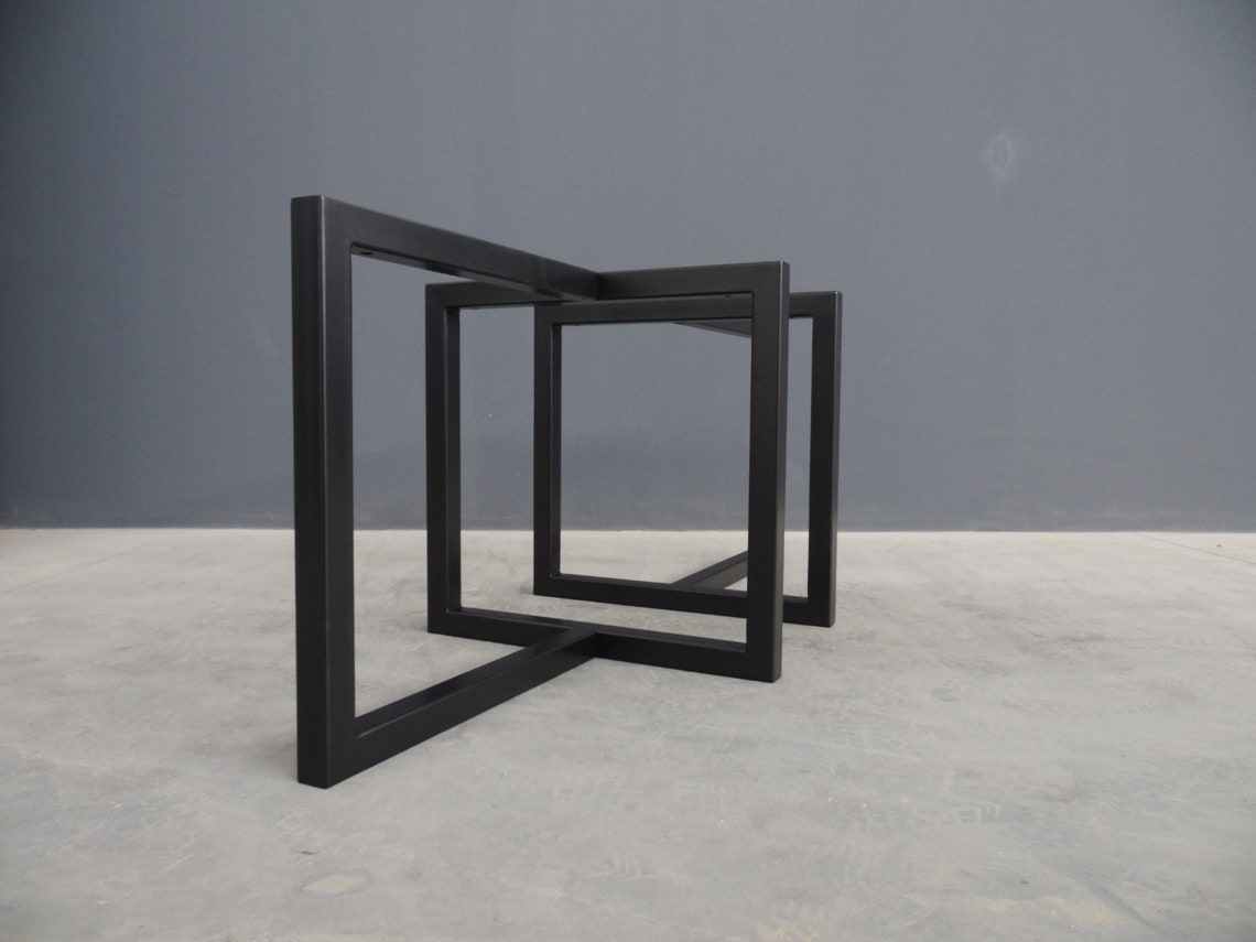 Metal Table Legs T Shaped Steel Dining Table Legs Iron - Etsy